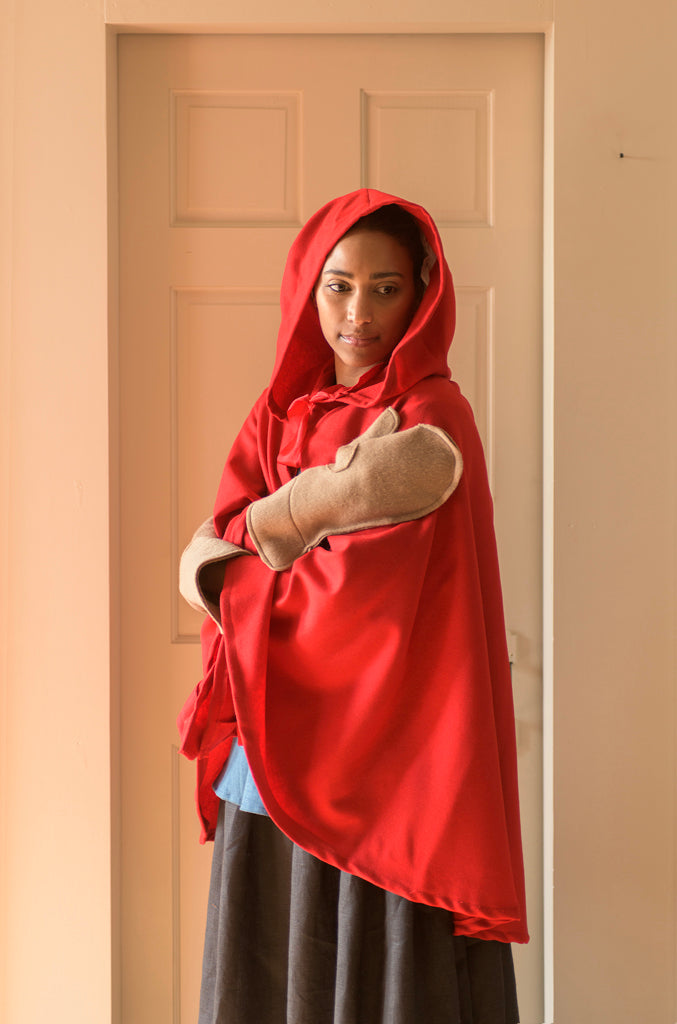 Red Short Cloak - Samson Historical