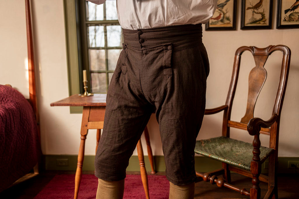 Brown Linen Breeches - Samson Historical