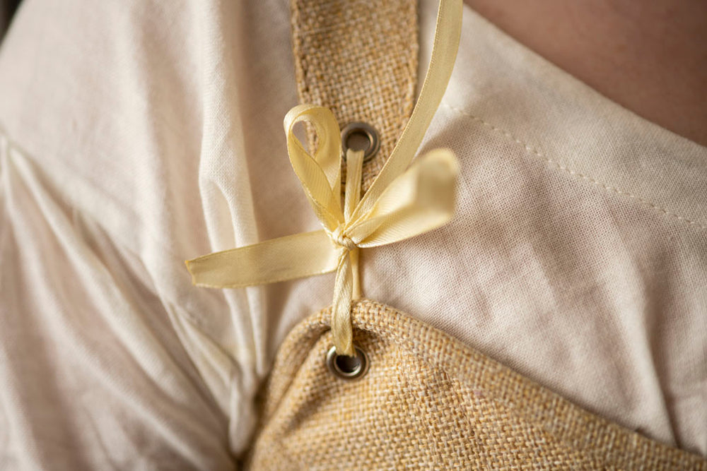 Front Lacing Linen Stays - Samson Historical