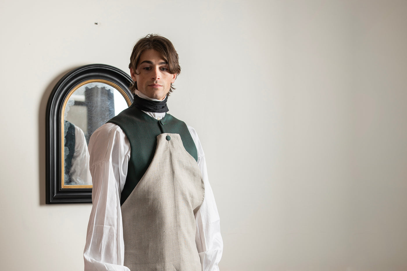 18th Century Linen Apron | Samson Historical