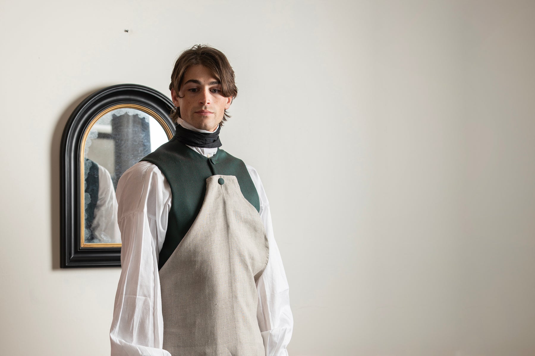 18th Century Linen Apron | Samson Historical