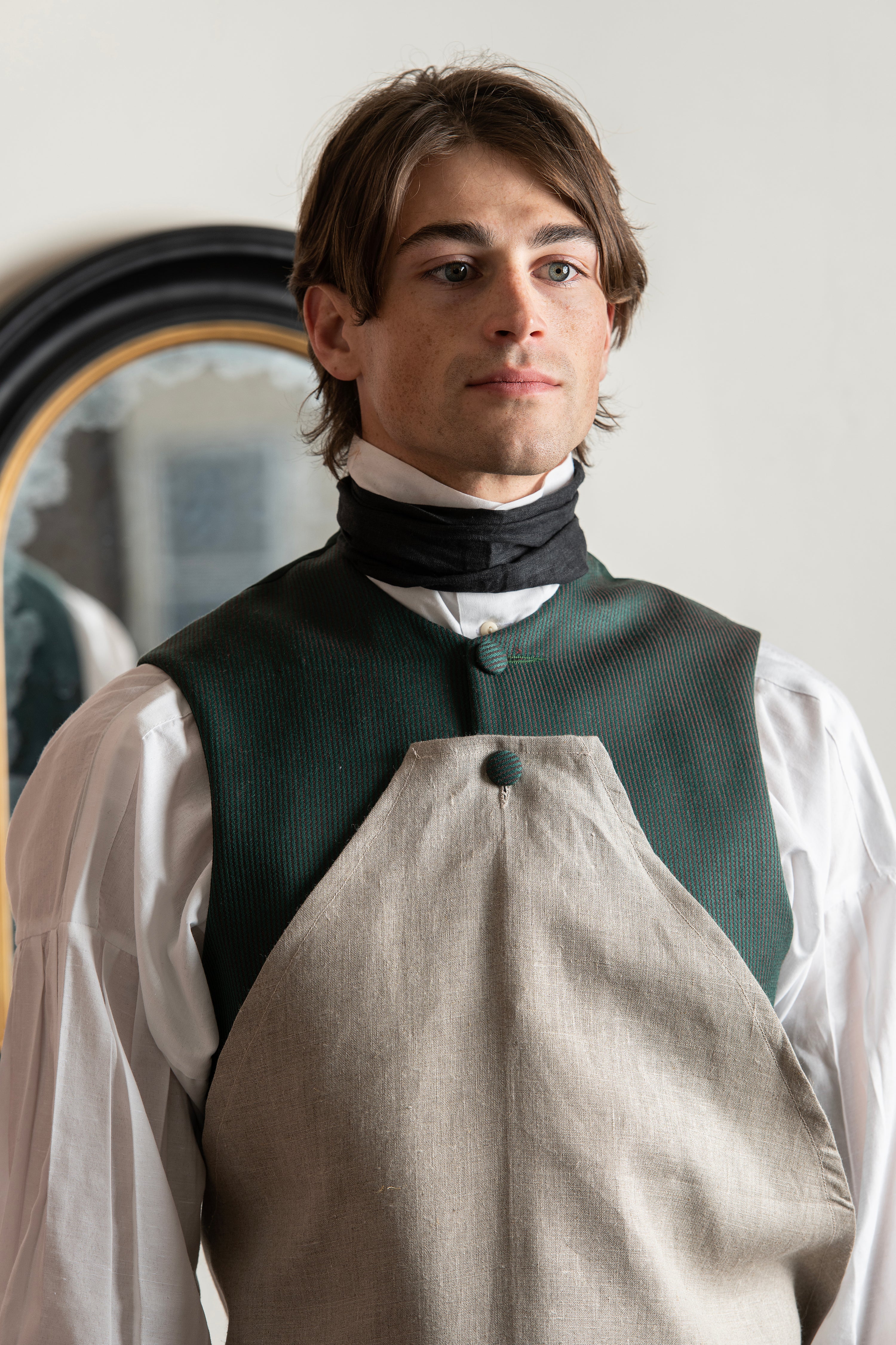 18th Century Linen Apron | Samson Historical