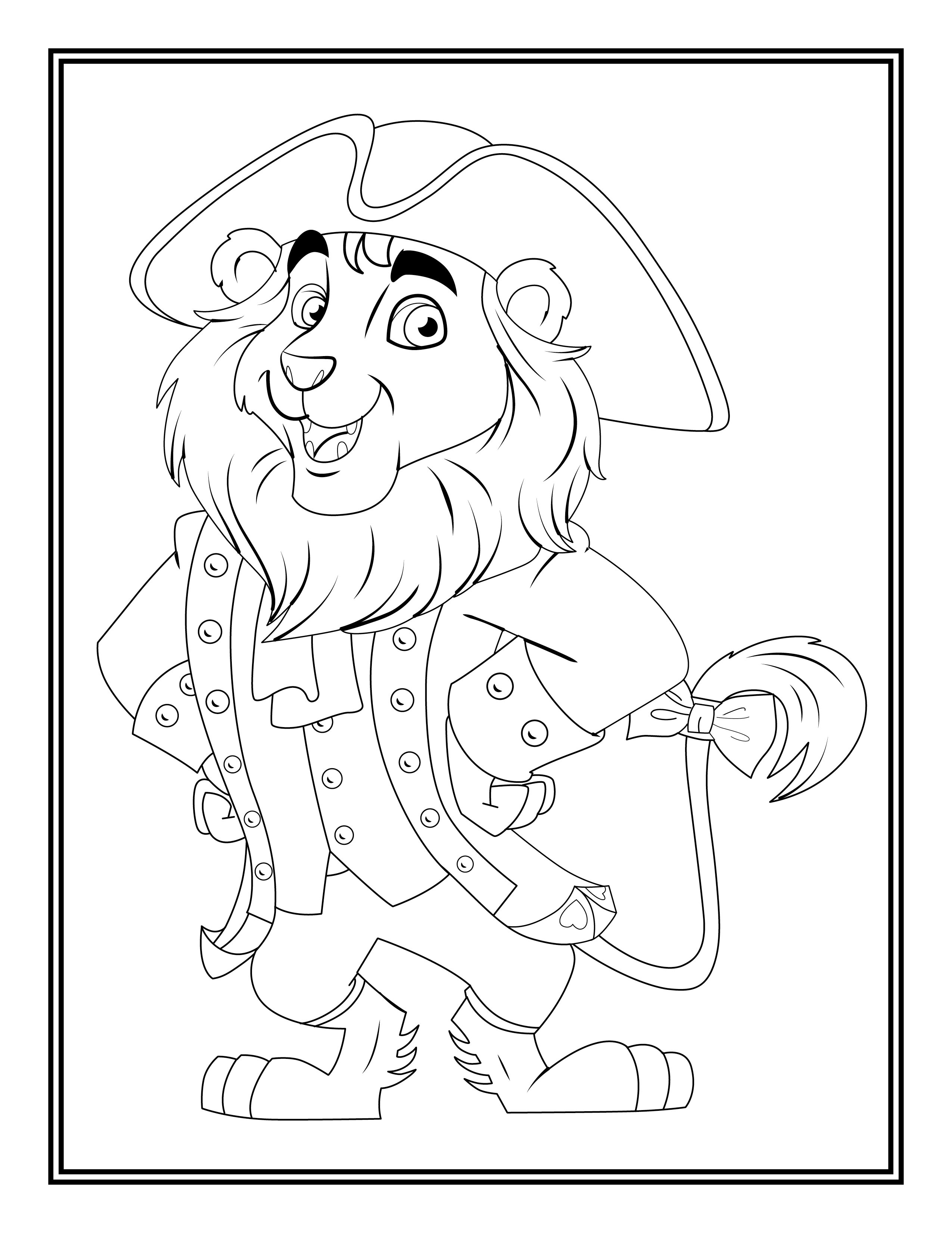 Captain Hook Coloring Page