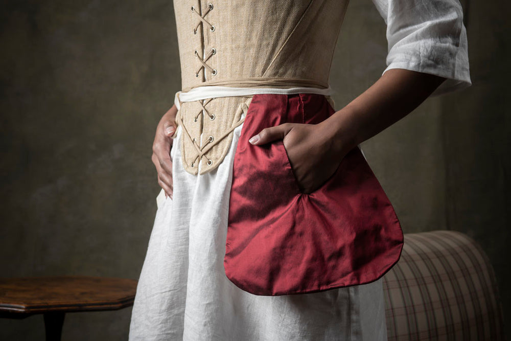 Garnet Silk Single Pocket - Samson Historical