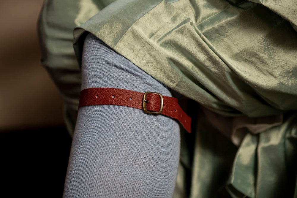 Leather Garters - Samson Historical