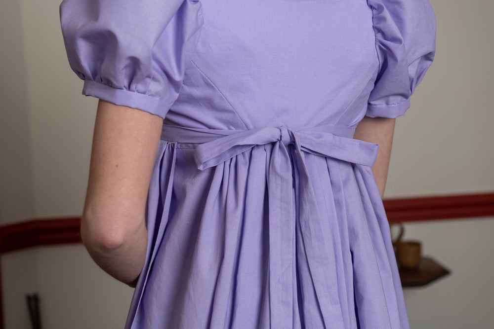 Lavender Short Sleeve | Regency Gown - Samson Historical