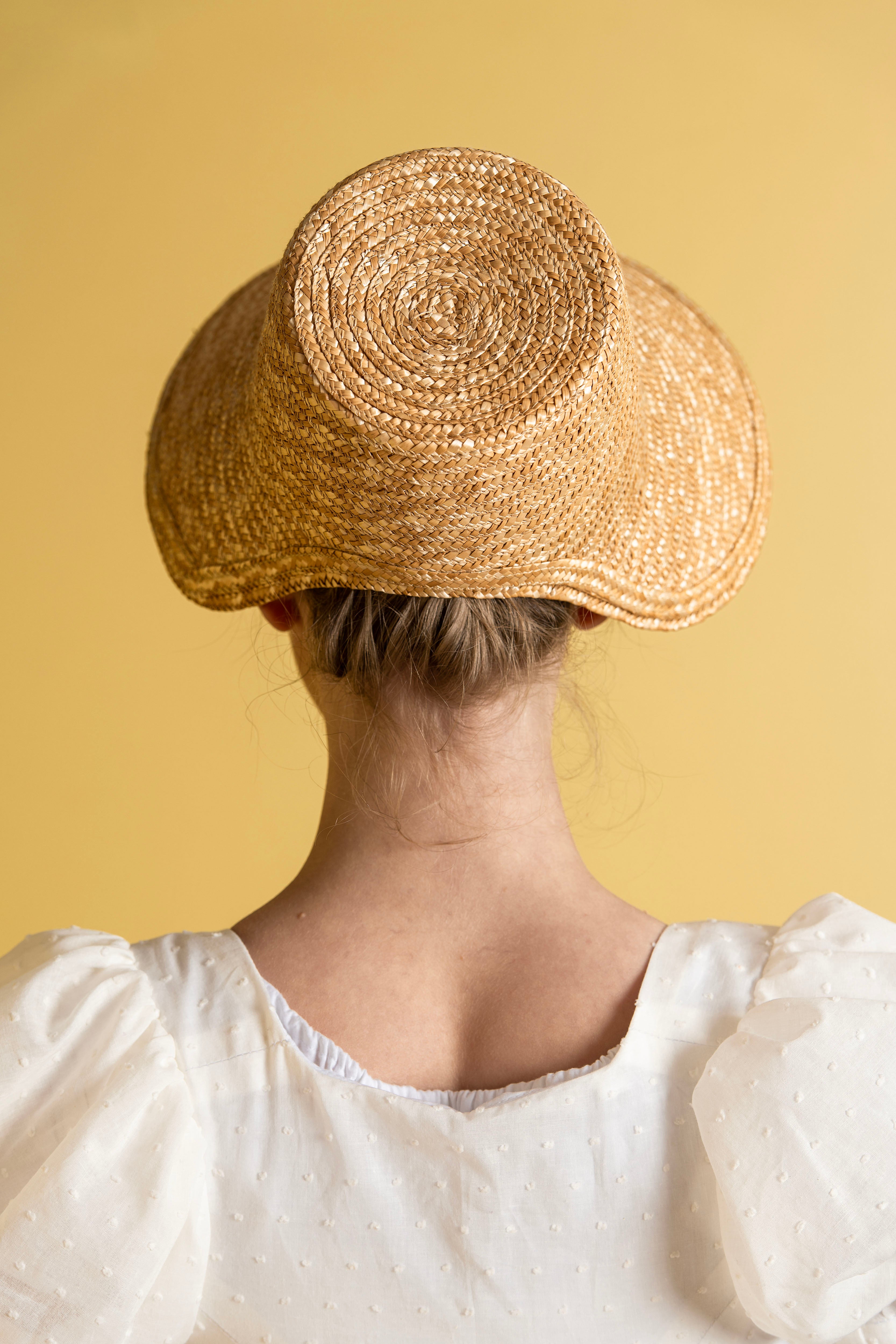 High Crown Straw Bonnet | Regency - Samson Historical