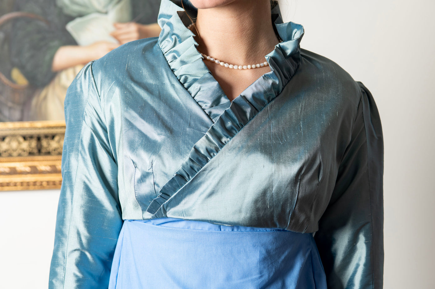 Silk Ruffled Spencer | Regency - Samson Historical